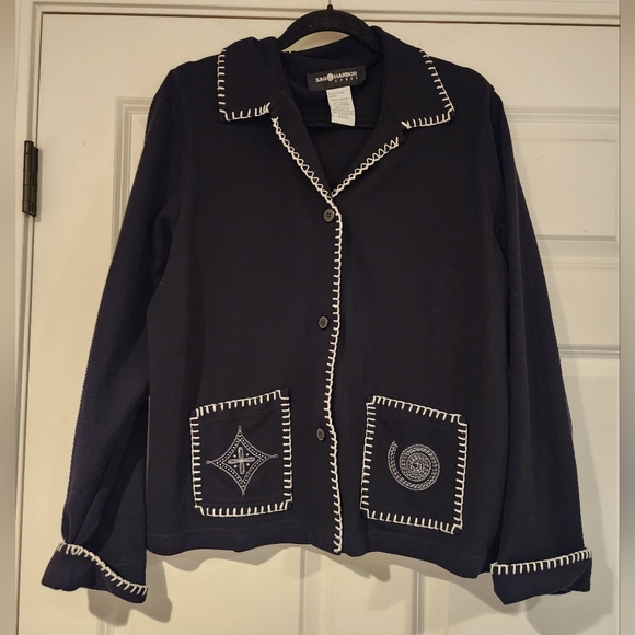 Sag Harbor | Jackets & Coats | Vintage Sag Harbor Black And White ...